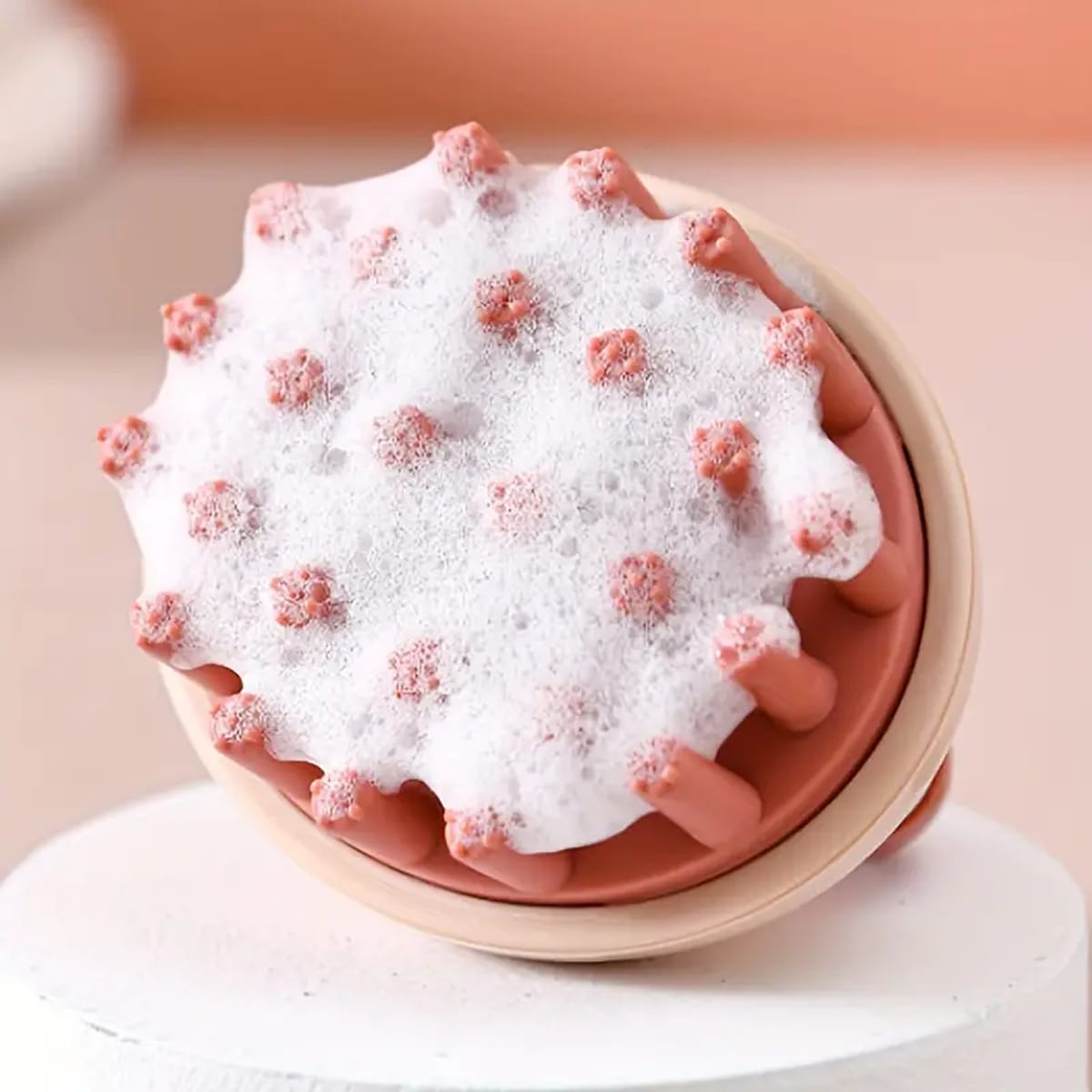 1pc Silicone shampoo brush Household hair cleaning shampoo magic dry ...