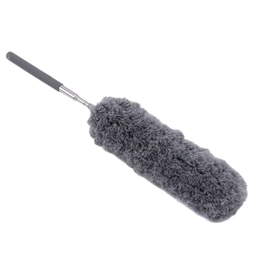 Grey Dust Duster Fiber Stainless Steel Mini Electrostatic Magic Mites ...