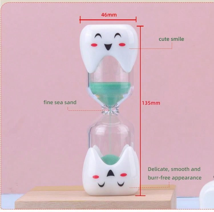 1pc Large Tooth Shaped Hourglass & Small Smiling Face Shaped Hourglass ...