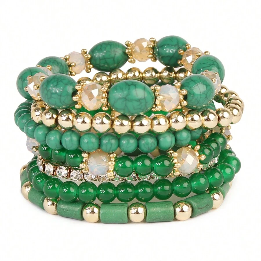 Multibead Stackable Bracelet | SHEIN USA