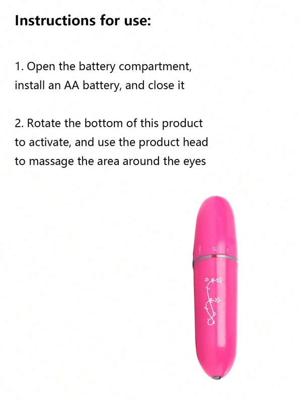Home Use Ems Microcurrent Eye Massager Tighten And Lift Eye Area Portable Mini Eye Beauty Device