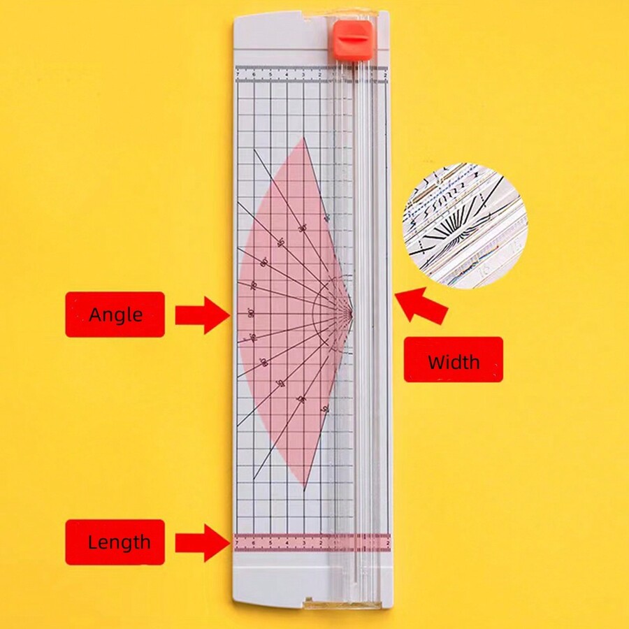 Mini Paper Cutter And Trimmer With Dual-Directional Cutting Head For ...