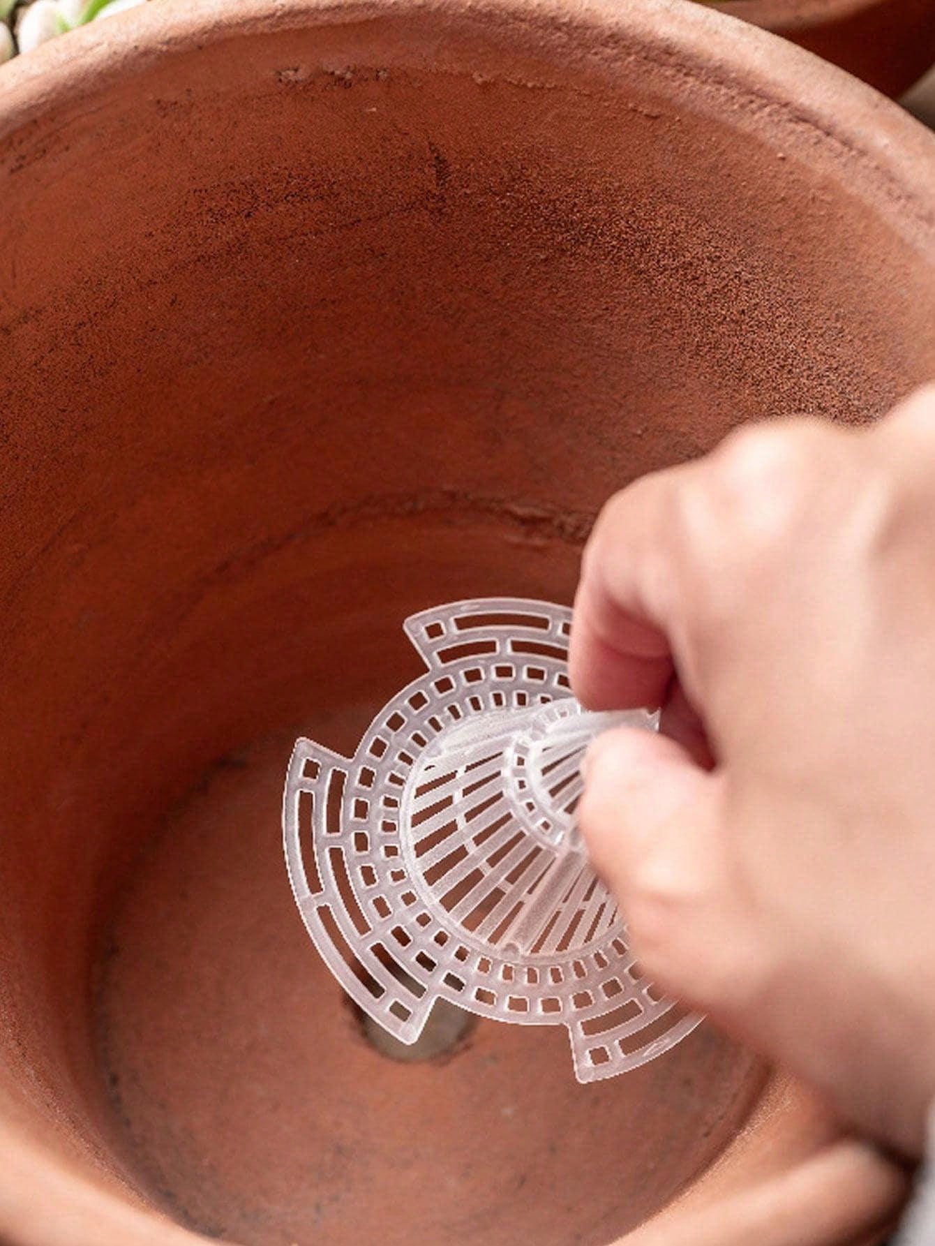 Cone-Shaped Flowerpot Mat, Drain Cover, Breathable And Ventilate, For ...