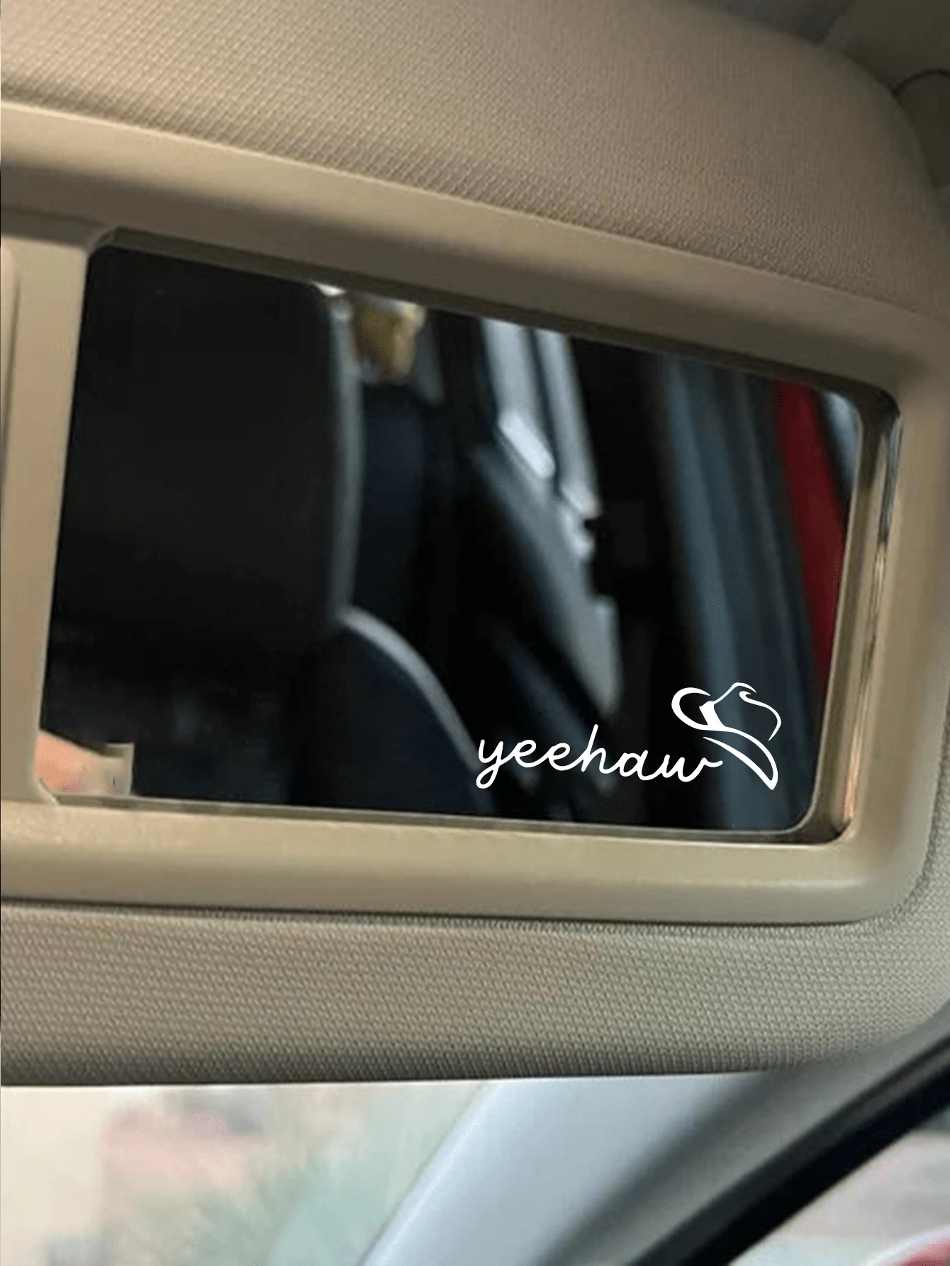 YeeHaw MINI Car Sticker|Car Decal|Rearview Car Sticker|Trendy Car ...