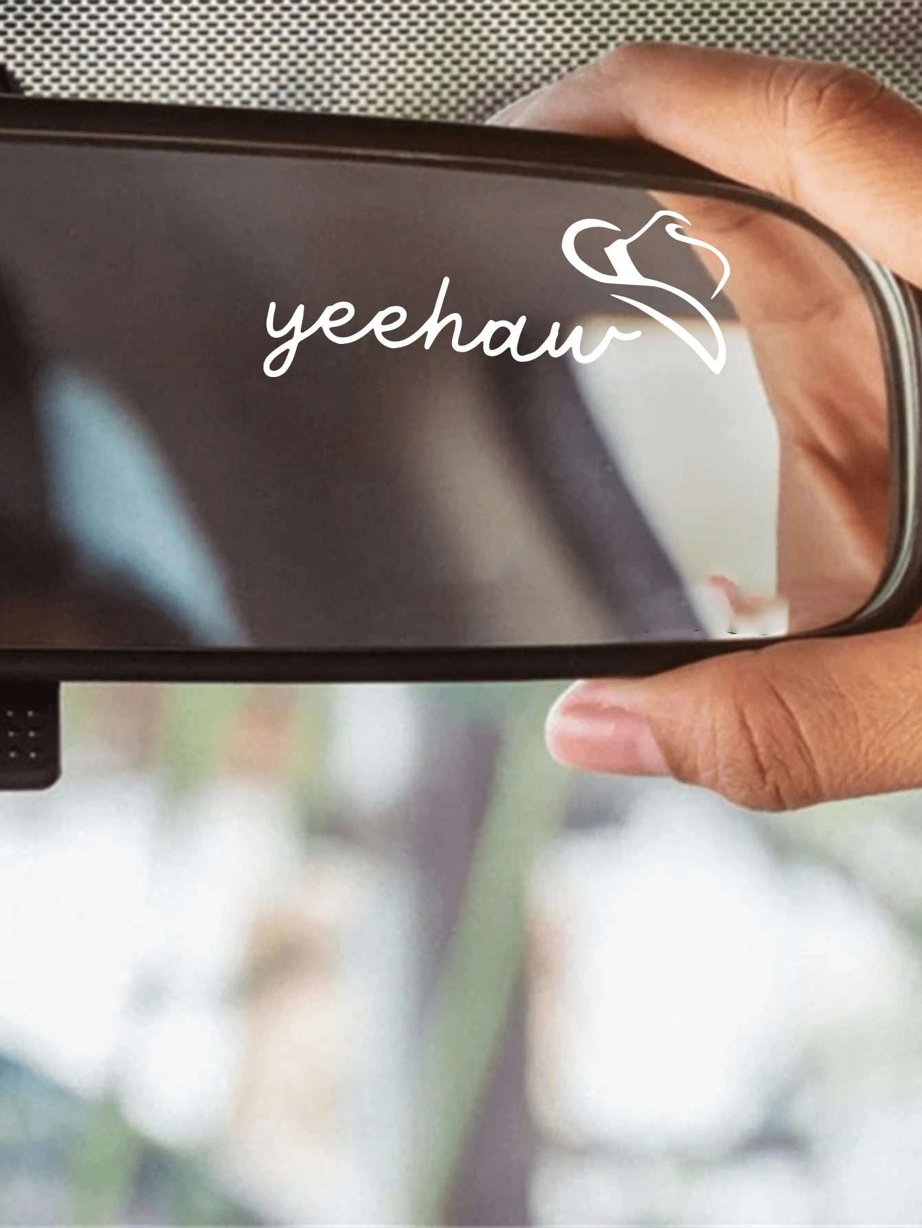 YeeHaw MINI Car Sticker|Car Decal|Rearview Car Sticker|Trendy Car ...