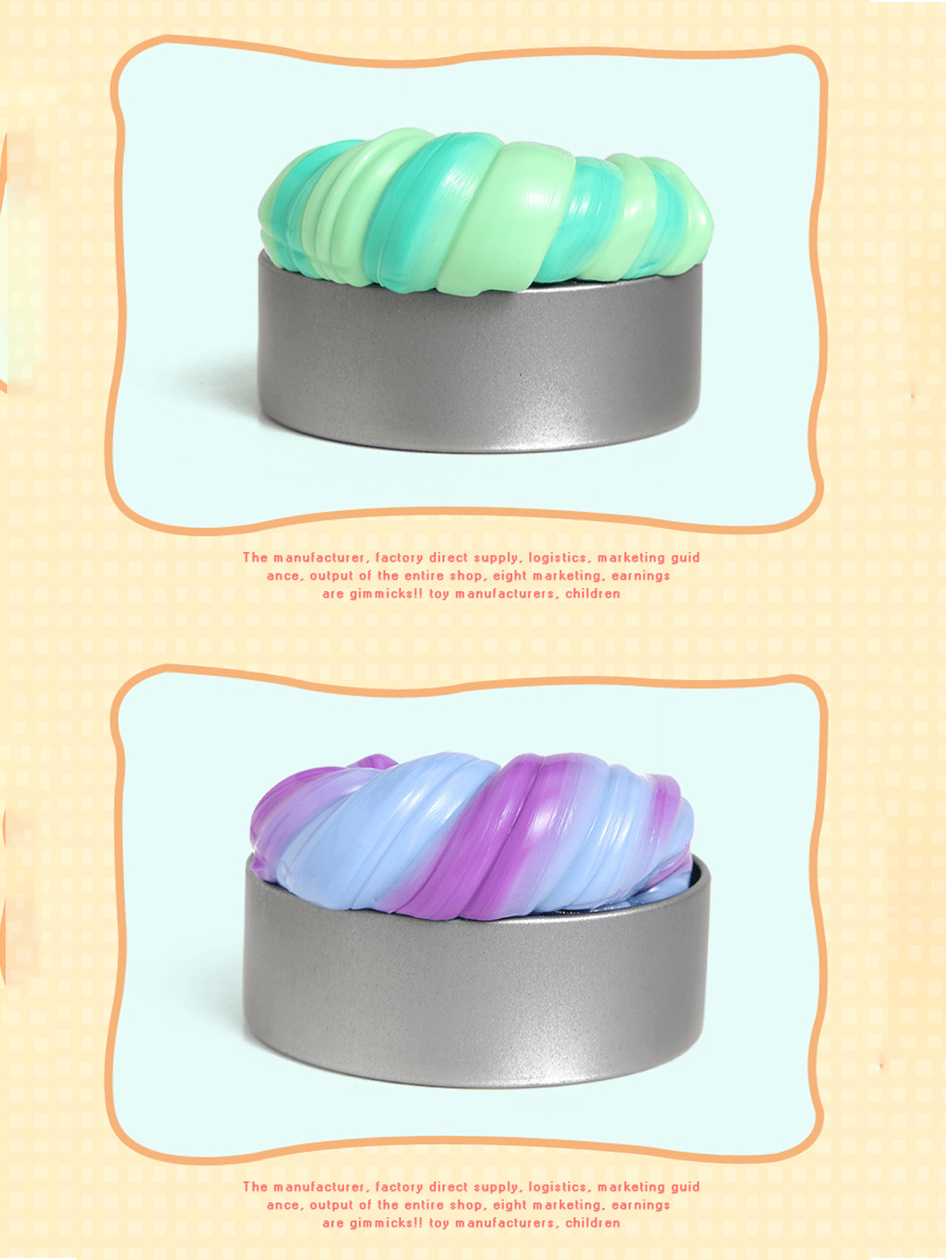 Color-Changing Liquid Glass Putty, Translucent Bouncing Putty, Crystal ...