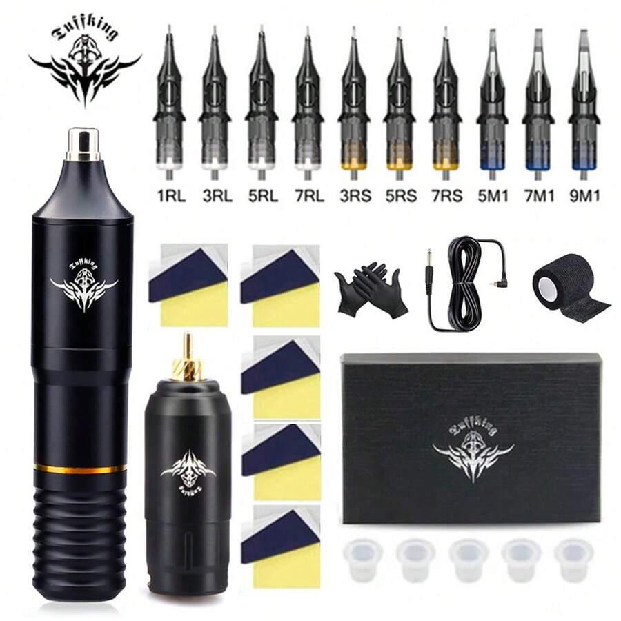 Complete Tattoo Kit Including Cutting Line, Fogging Needle, Beginner ...