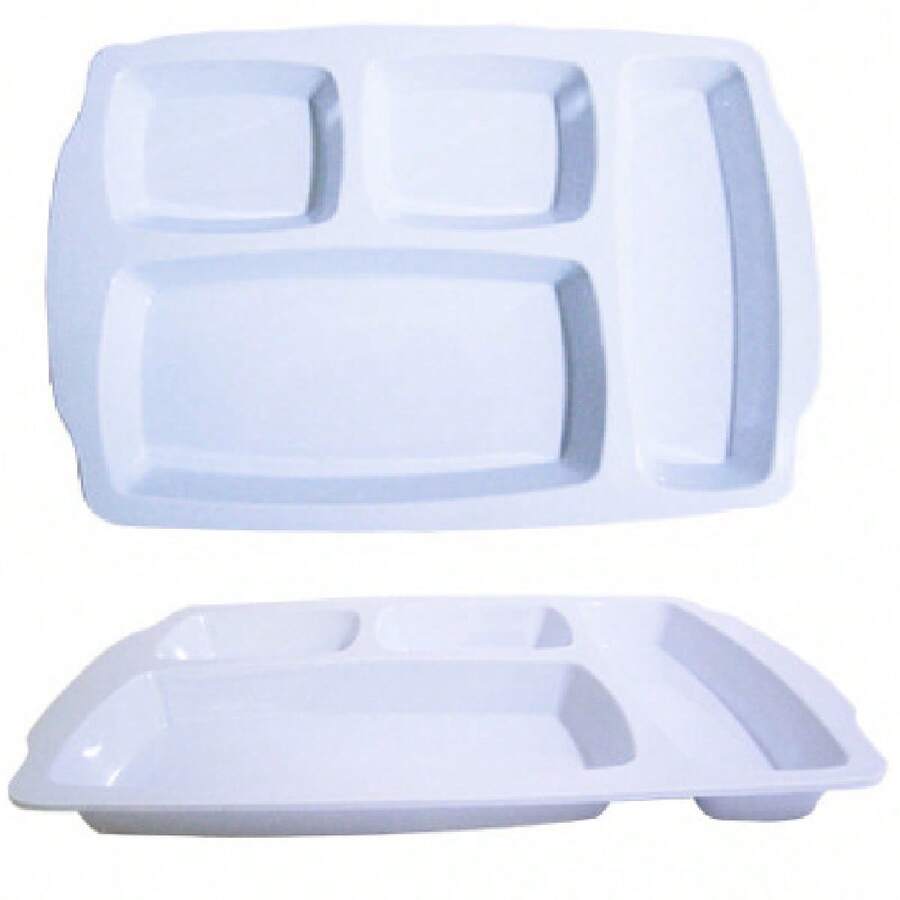10 Trays Large Restaurant Hotel Plate 4 Compartments | aktuelle Trends ...