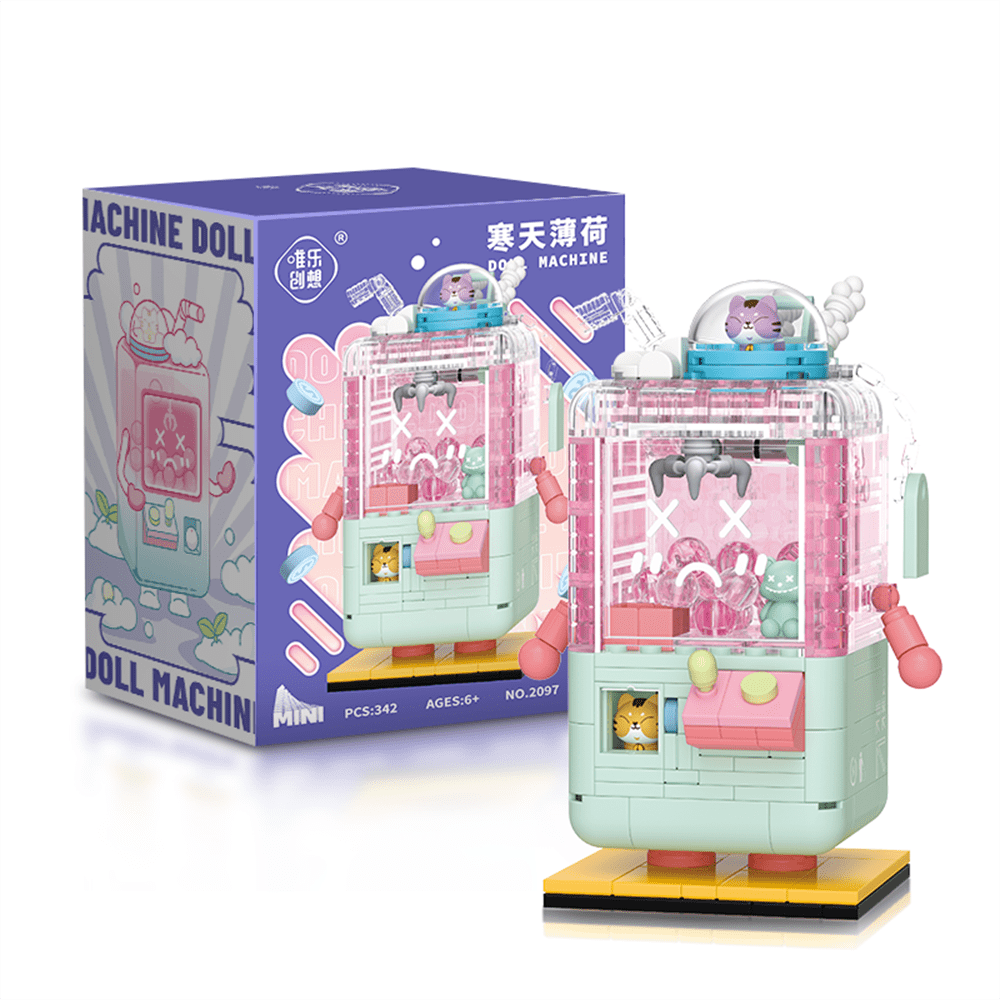 Moc Assembly Small Particle Building Blocks Claw Machine Cute Style ...