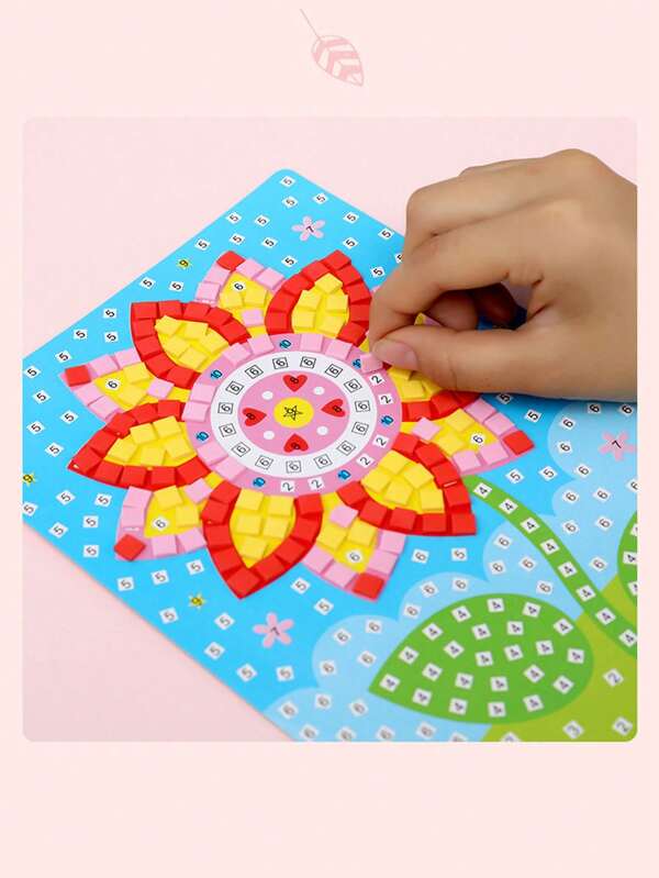 1 Stück 3d Kinder Eva Stick Mosaik Puzzle, Diy Schaum Eva Aufkleber ...