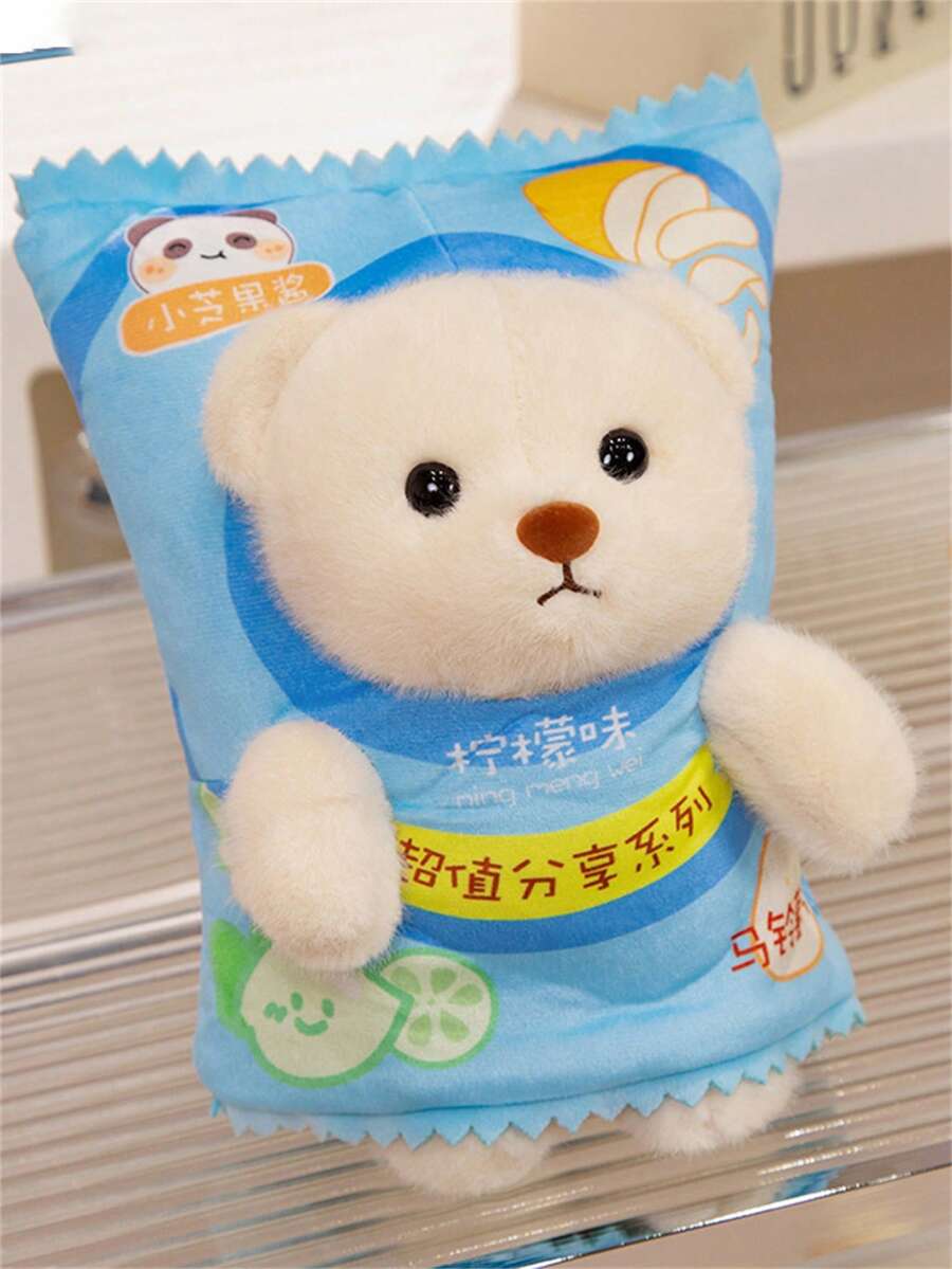 Cute Potato Chip Shaped Teddy Bear Plush Toy, Valentine's Day Or New ...