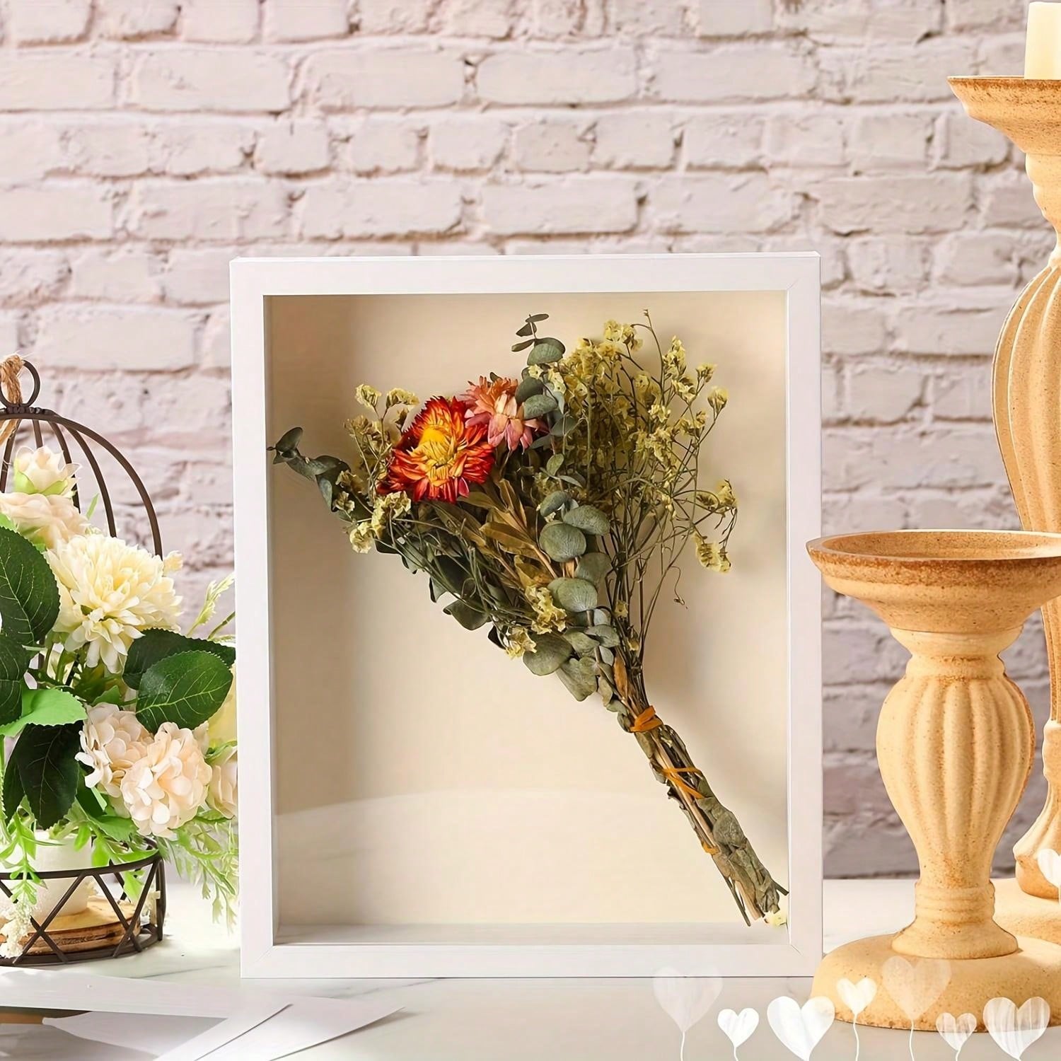 1 Pc Shadow Box Picture Frame Square Shadow Boxes Display Cases For ...