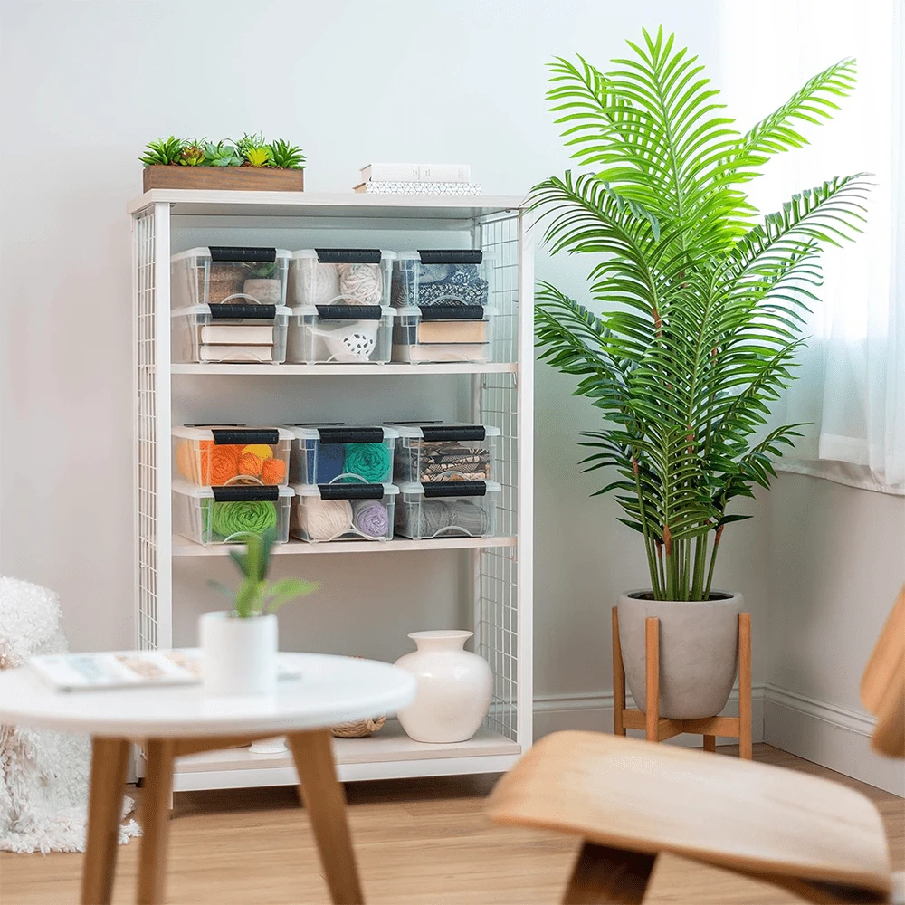 10 Pack Plastic Storage Container Bin, Clear | SHEIN USA