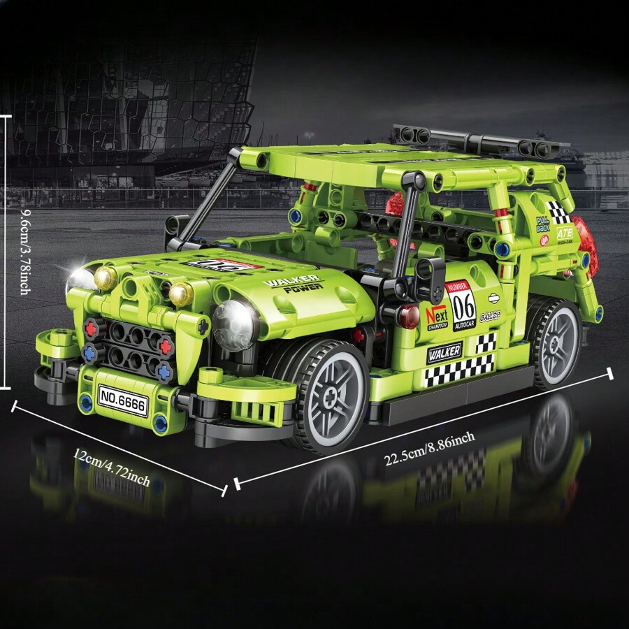 Sports Car Model Building Kit Toy Racing Vehicle,MOC Race Car Building ...