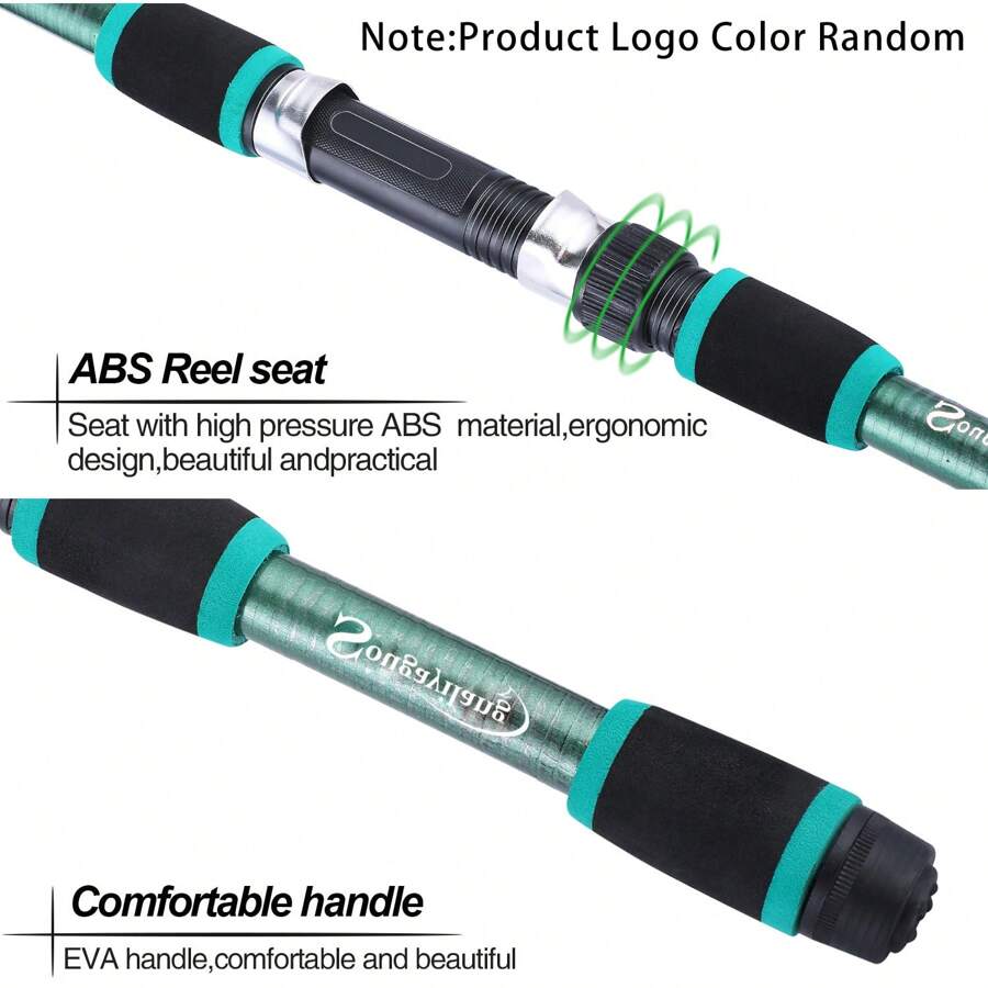 Sougayilang 1.8M/5.9FT Fishing Pole Set Full Kits With Telescopic ...