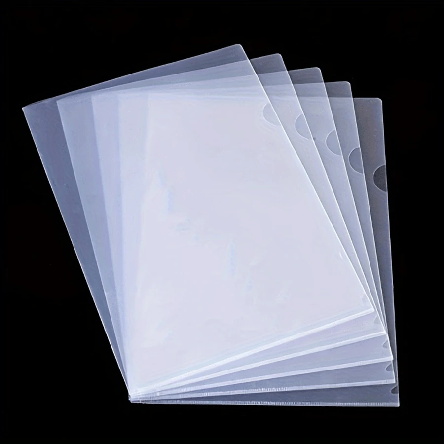 30pcs L-Shaped File Folders & Envelopes A4 Document Folders, Plastic ...