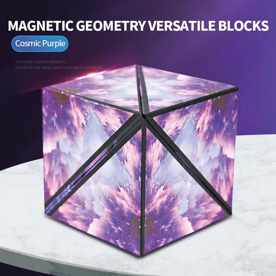 Transformable Magnetic Cube Toy 3d Geometric Shapes With Multiple ...