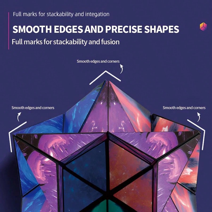 Transformable Magnetic Cube Toy 3d Geometric Shapes With Multiple ...