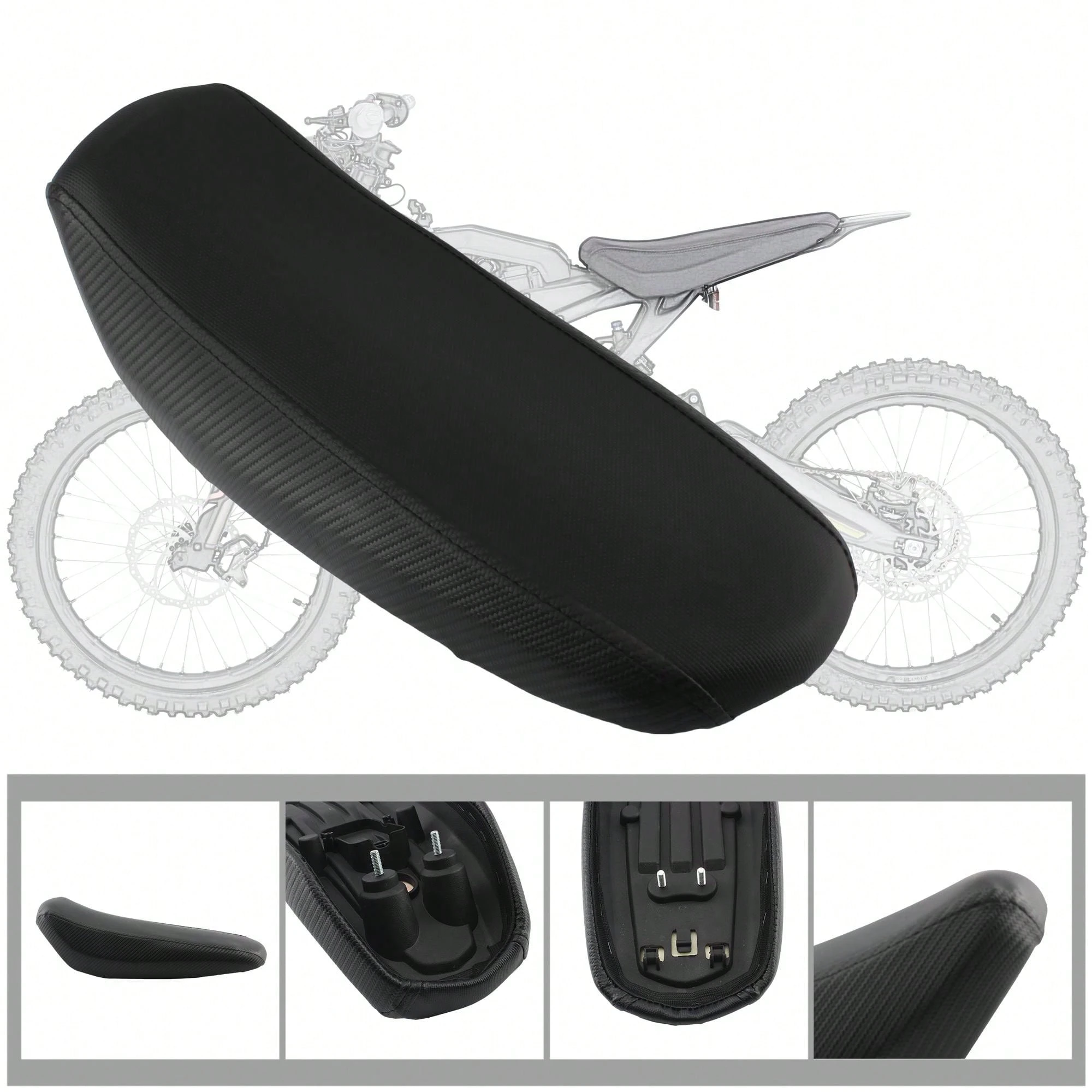 1set Black Custom Cafe Racer Saddle For Surron Electric Dirt Bike ...