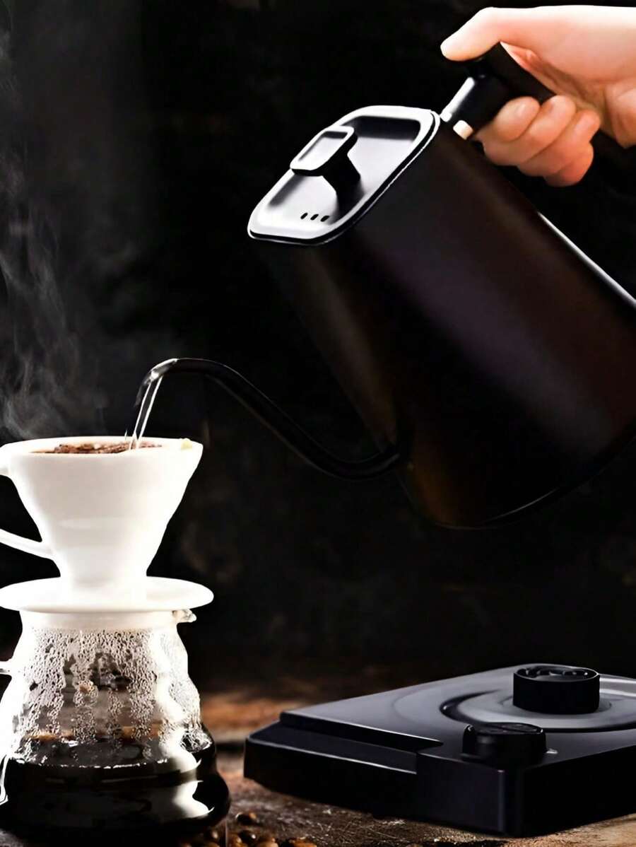 Brutelle Chaleira Pescoço de Cisne Elétrica Cafeteira V60 Chaleira ...