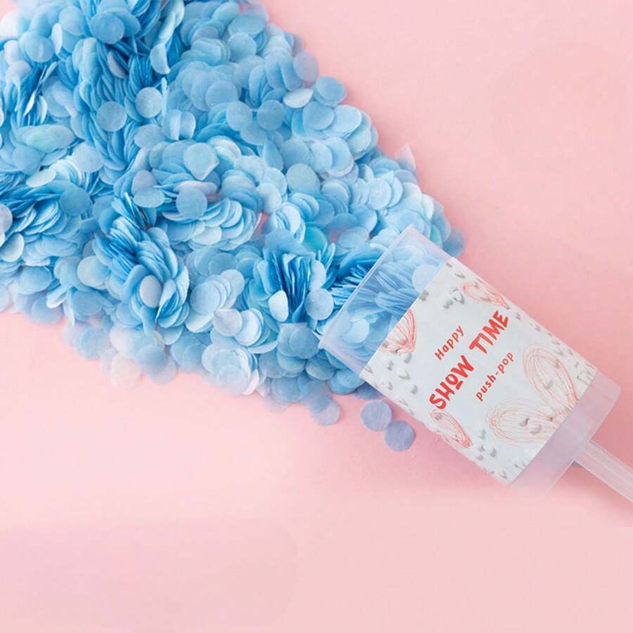 Mixed Color Confetti Push Popper And Petal Shower Spray, Perfect For ...