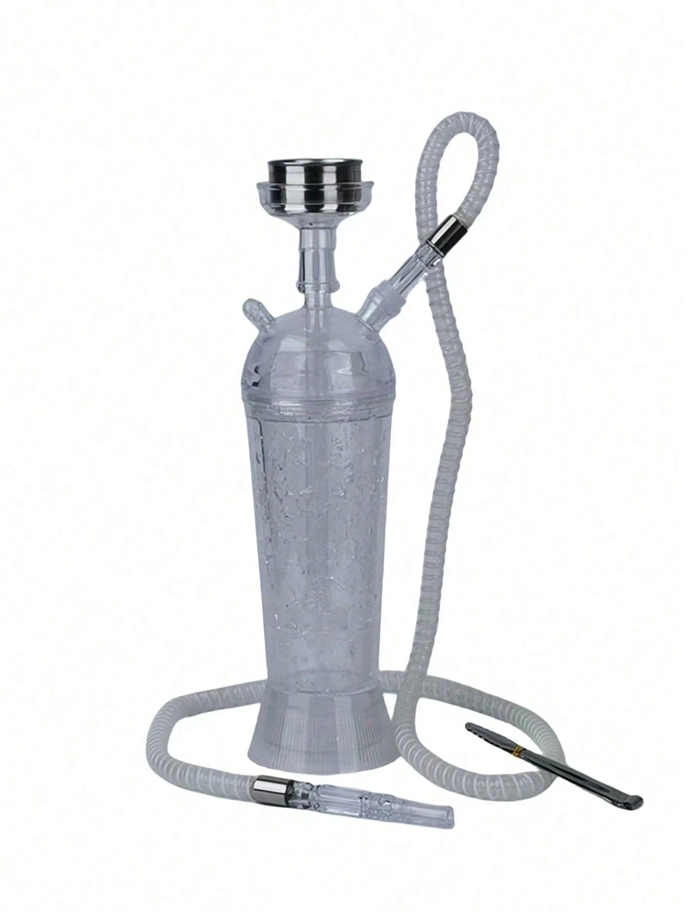 1 Set Portable Shisha With Ice Flower Effect And Brightly Colored ...