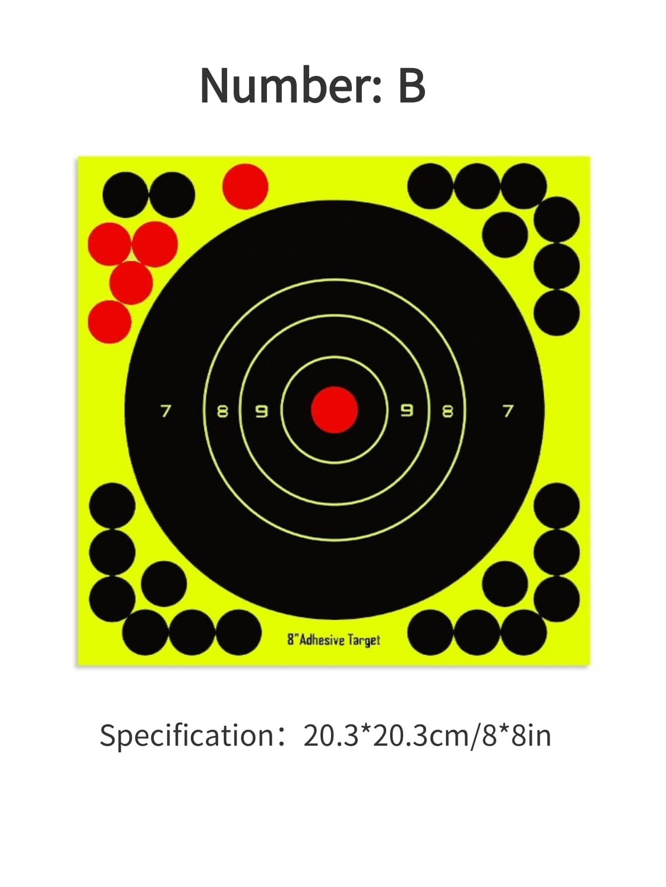 One Piece, Shooting Target Sticker, Fluorescent Shooting Target Sticker ...