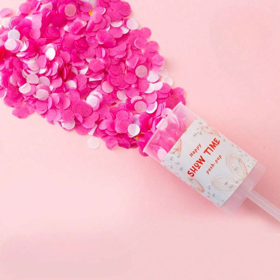 Mixed Color Confetti Push Pop Flower Petal Rain Party Poppers Romantic ...