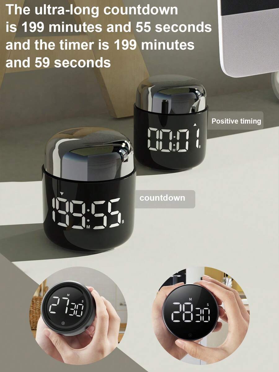 Creative Led Rotating Countdown Timer Timing Management Tool, Both ...