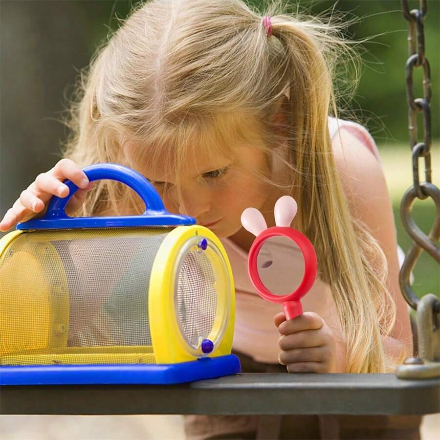 Magnifying Glass Kids,20X Large Handheld Magnifier Kids Magnifying Lens ... Magnifying Glass Kids,20X Large Handheld Magnifier Kids Magnifying Lens ...