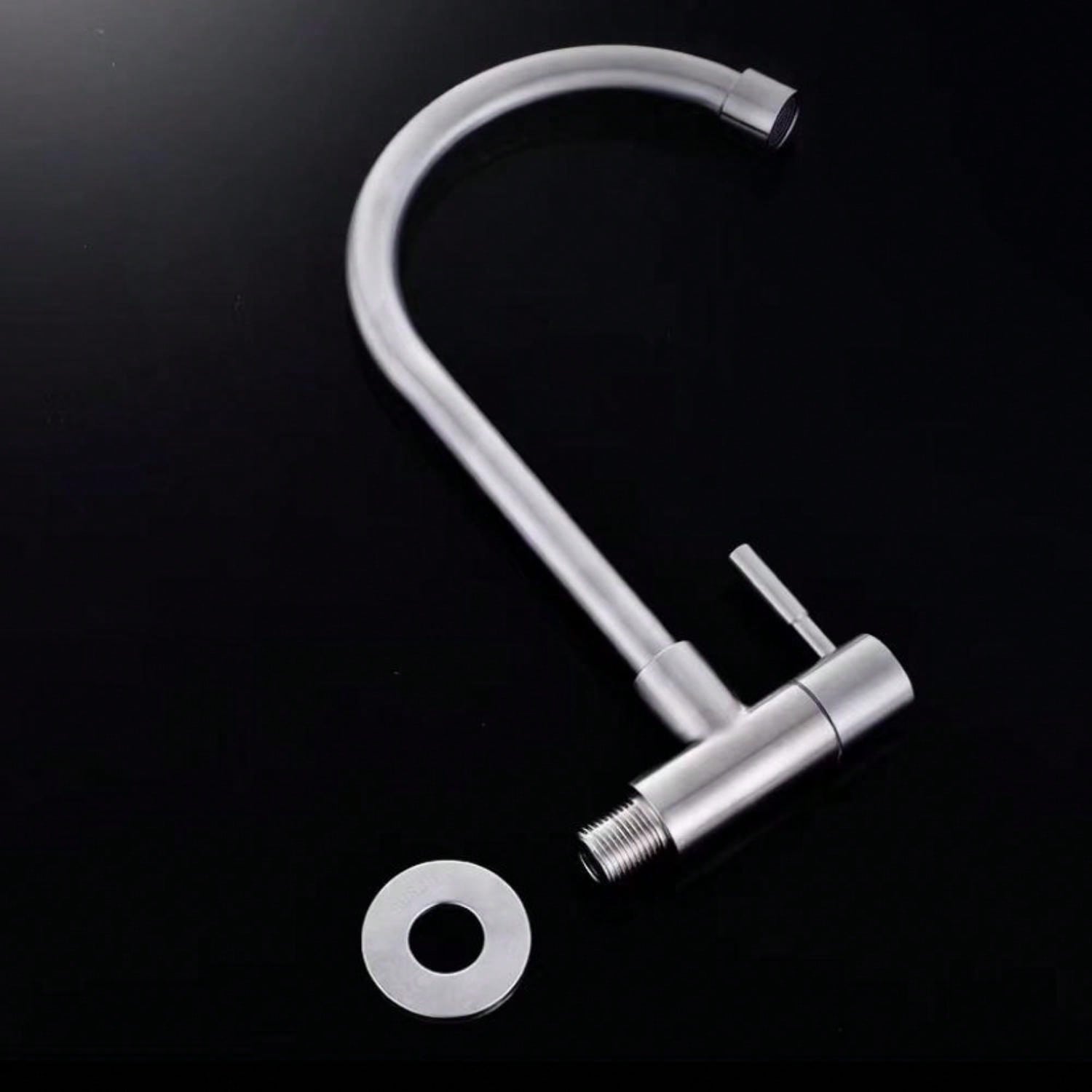 304 Stainless Steel Wall-Mounted Single Cold Horizontal Balcony Tap ...