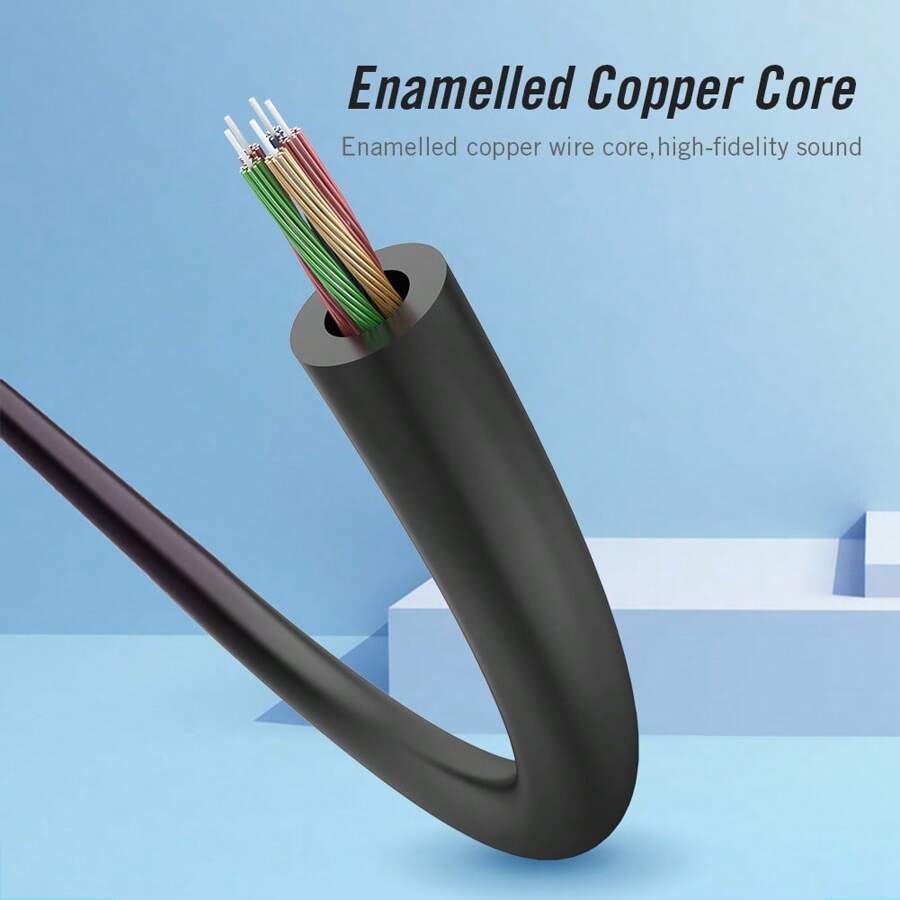 VENTION Headphone Splitter 3.5mm TRRS Stereo Audio Y Splitter Braided 4 ...