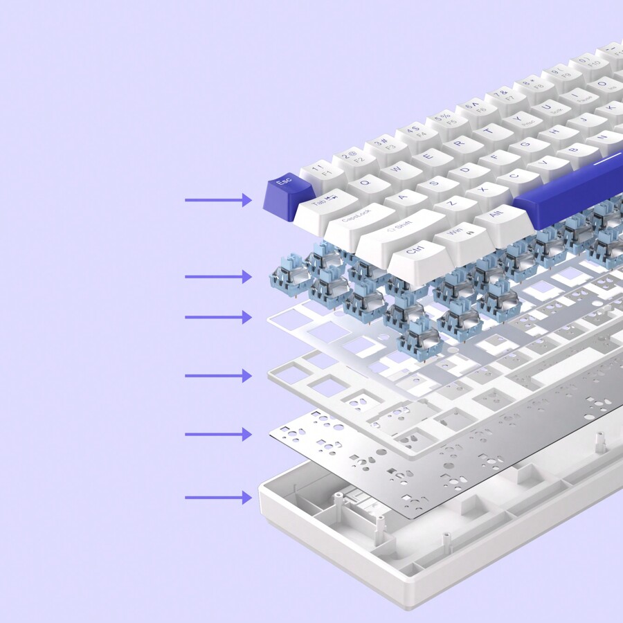 MageGee MageGee -Box 60% Mechanical Gaming Keyboard With Customized ...