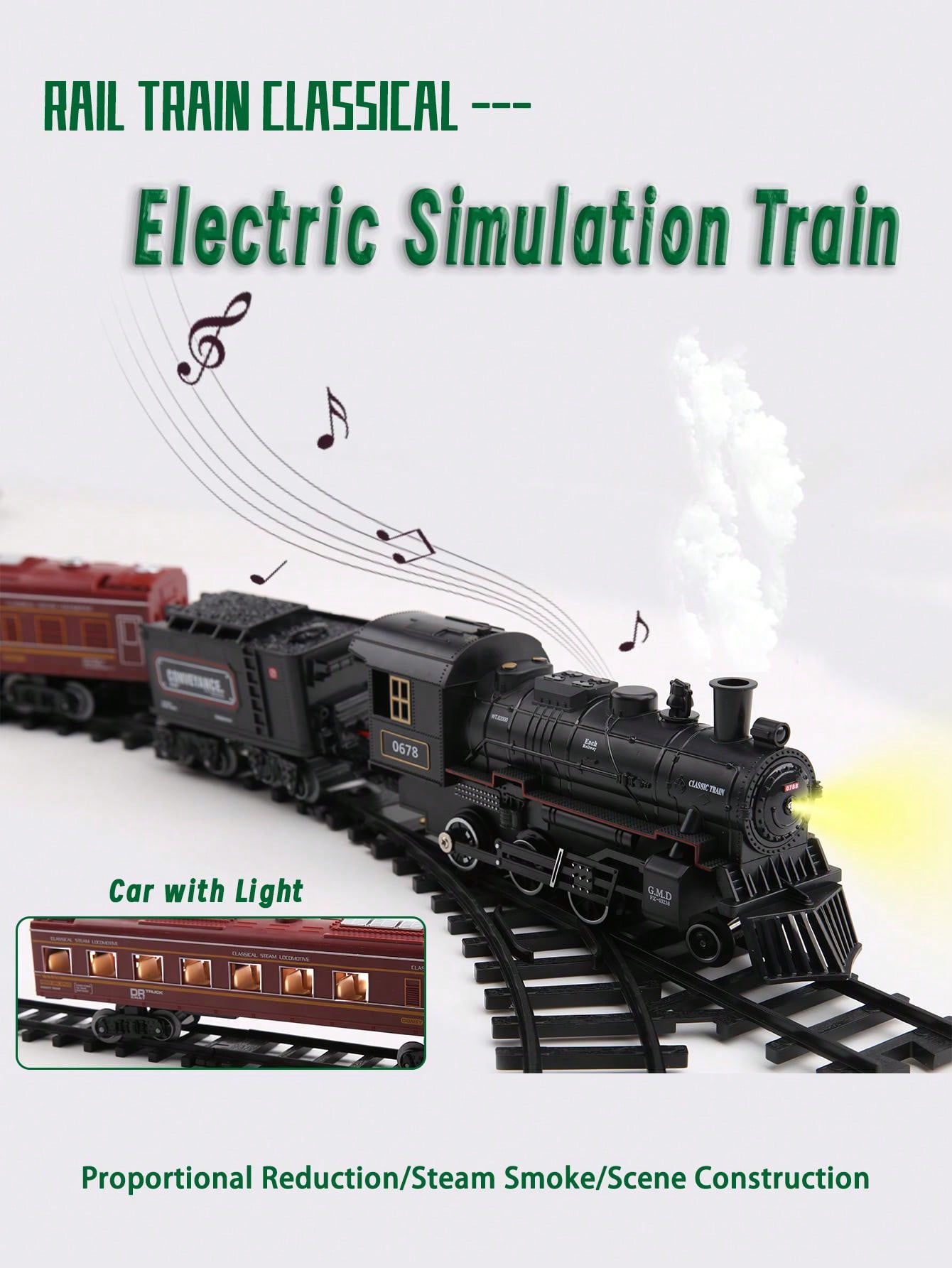 181CM Ultimate-Length Track Figure Eight Railway Train Toys Battery ...