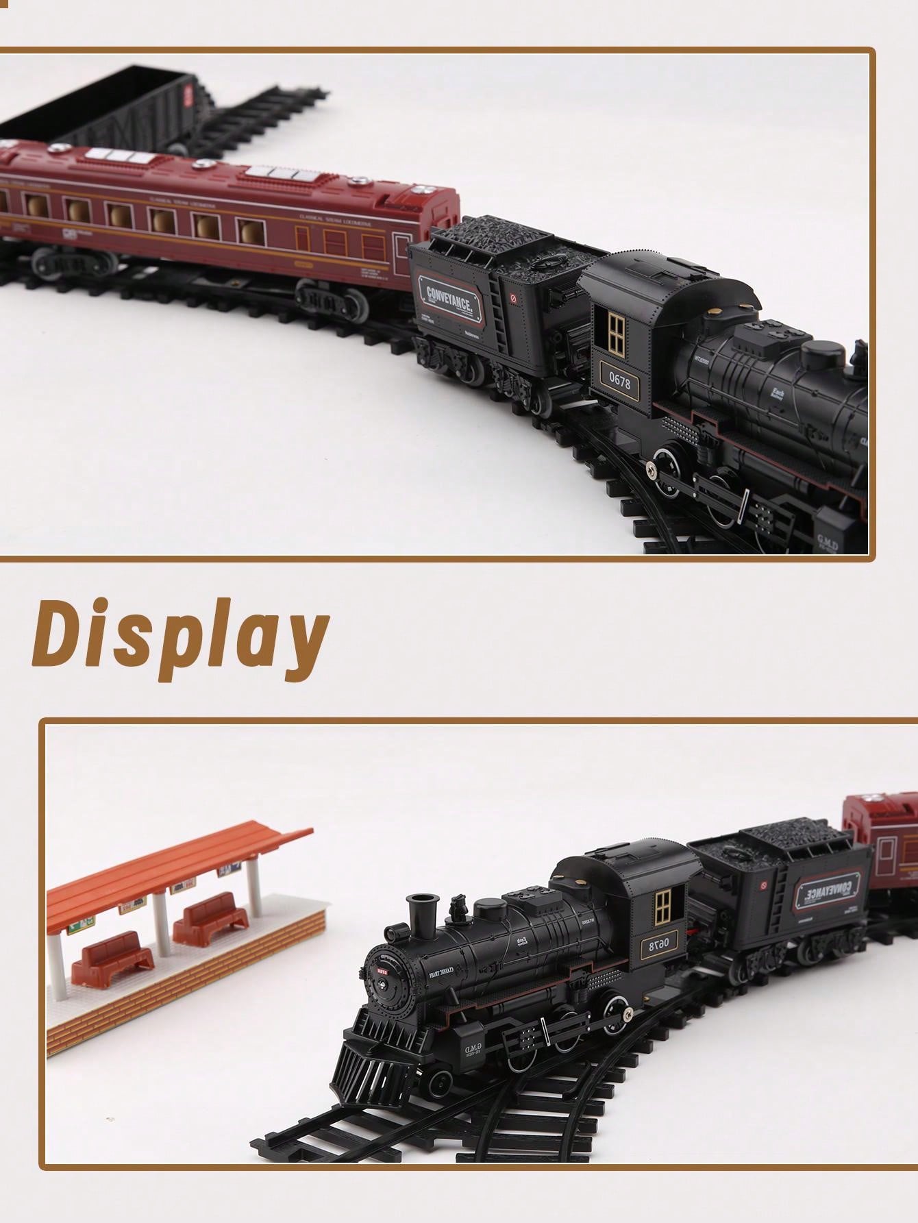 181CM Ultimate-Length Track Figure Eight Railway Train Toys Battery ...
