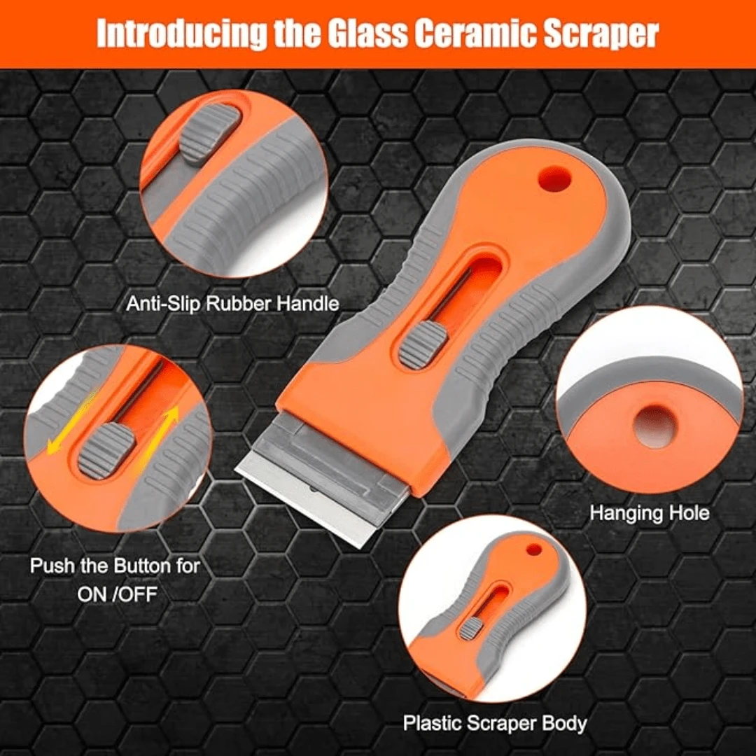 1pc Flat Razor Blade Scraper, Paint Stripping Tool, Window Scraper ...