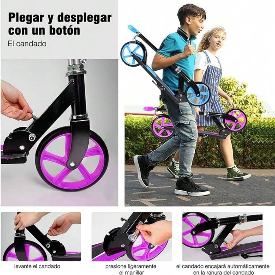 Patinete Completo para Niños y Adolescente y Adultos, Scooter Patin de ...