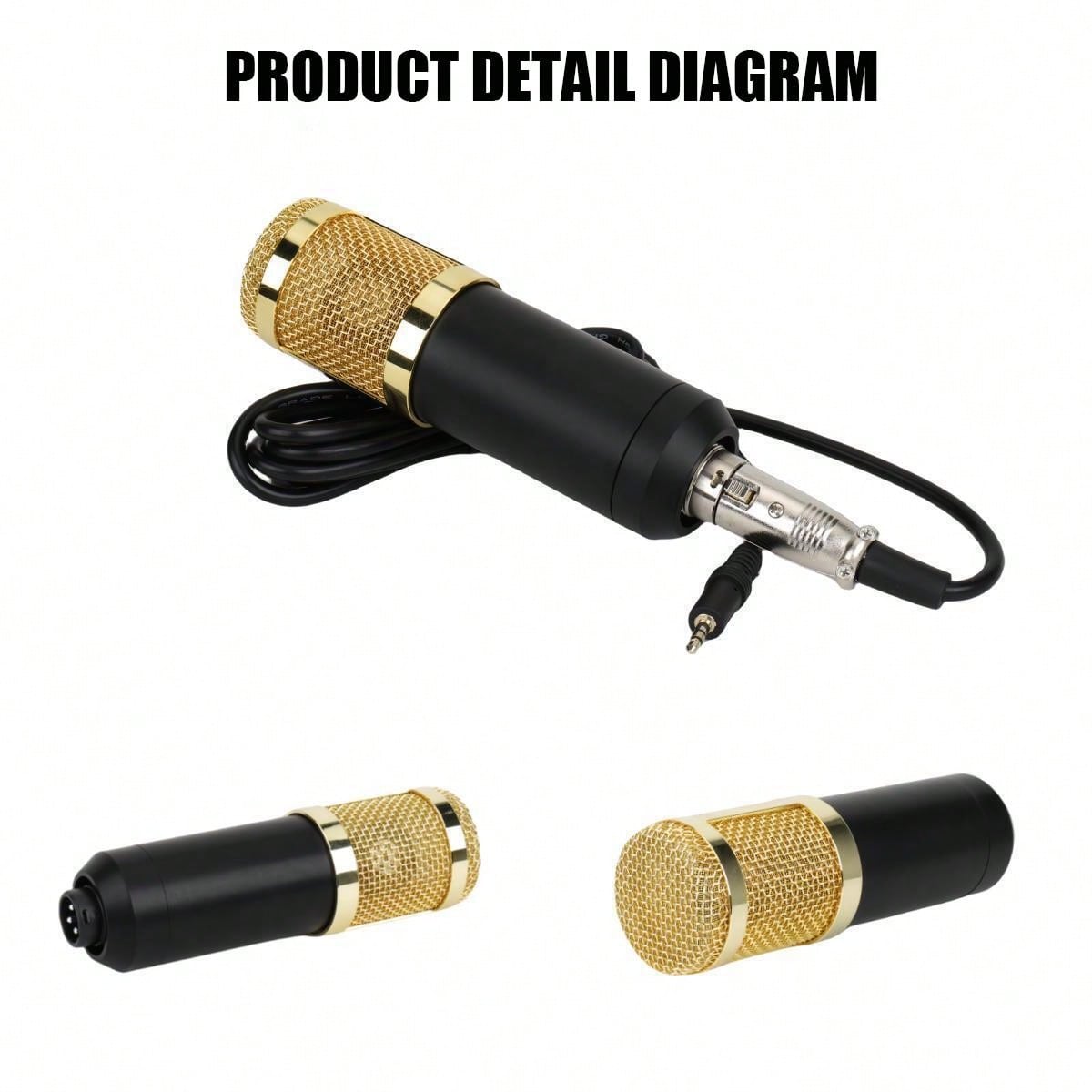 Kaschun Bm800 Condenser Microphone With Suspension Boom Arm Stand V8 ...