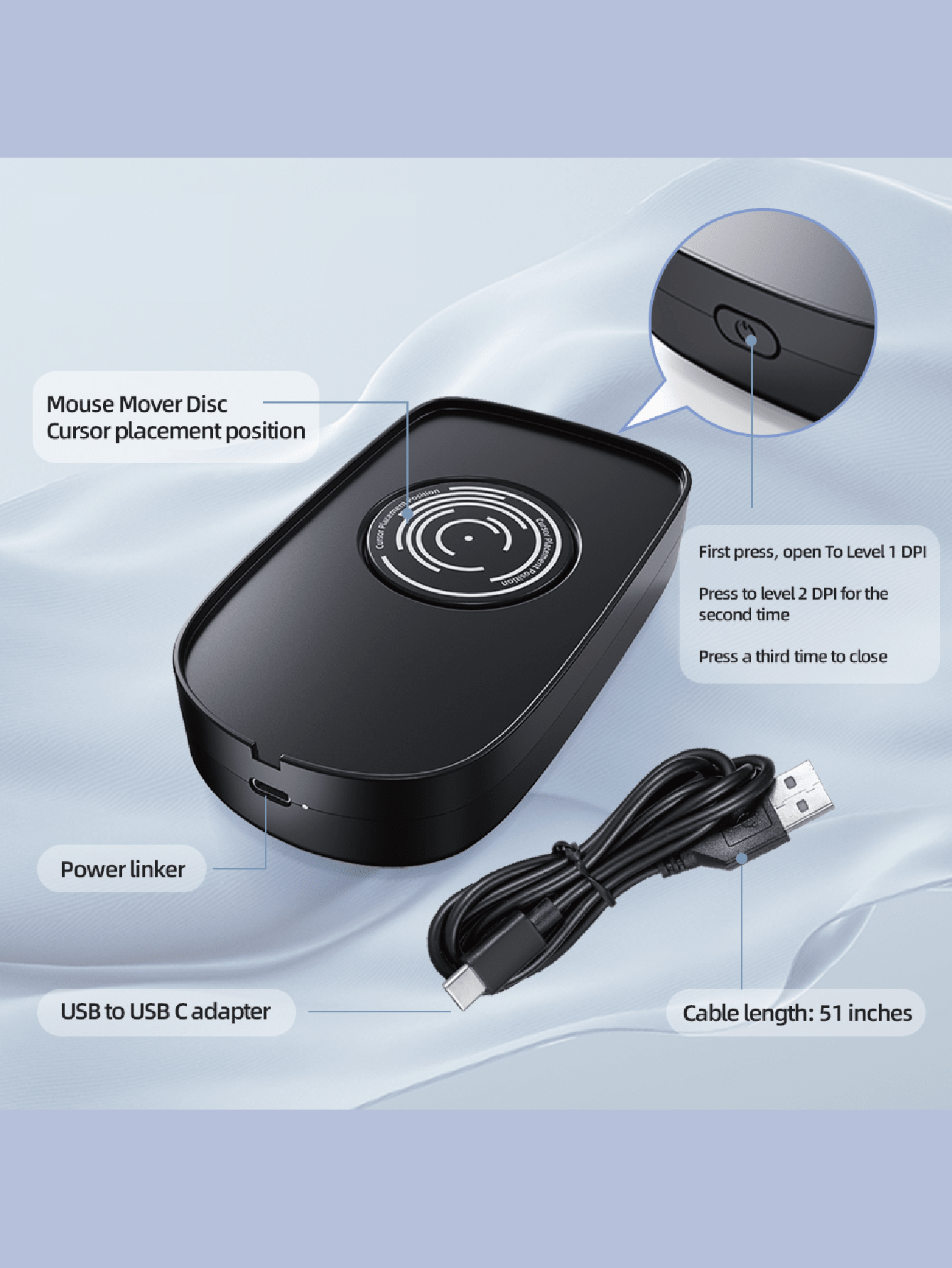 Mouse Jiggler Undetectable Mouse Jiggler For Computer Laptop Awakening Automatic Mouse Mover