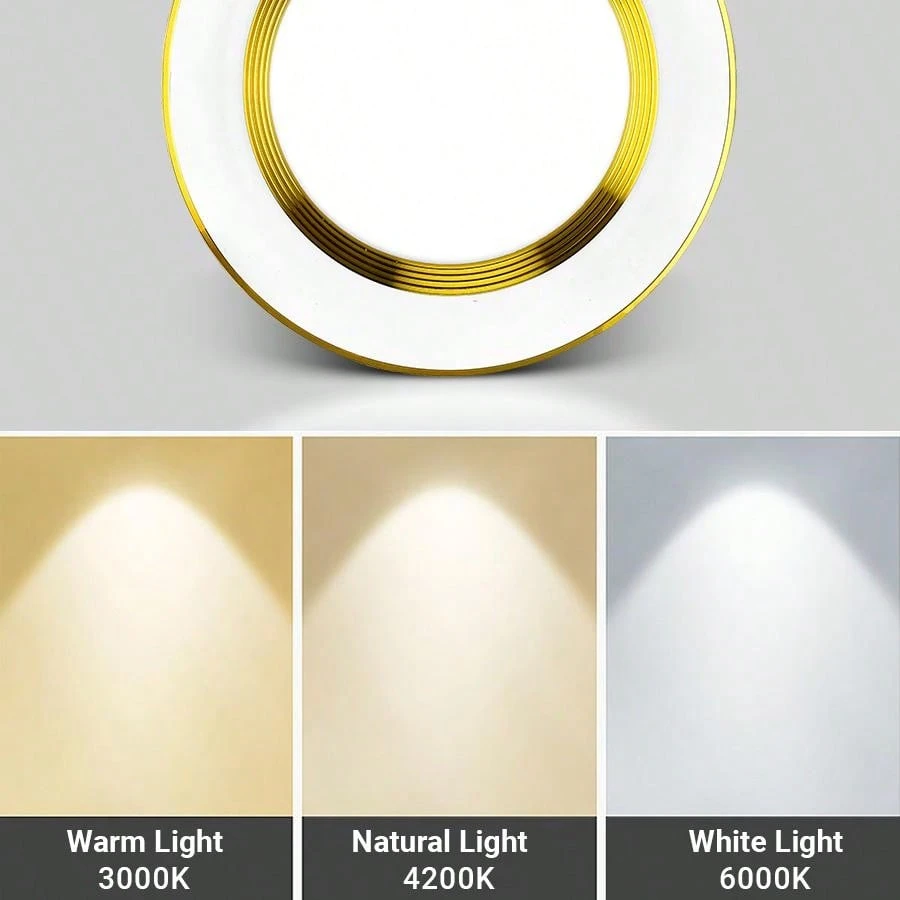 5/10Pack LED 4" Slim Microdisk Recessed Downlight 700lm Recessed ...