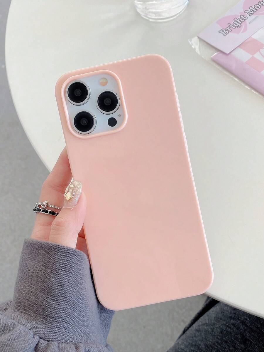 Basic Phone Cases Simple Solid Color Phone Case, Jelly Color Soft Shell ...