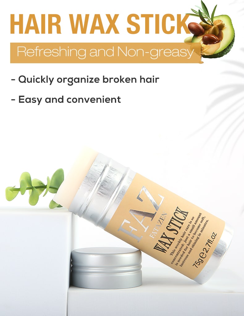 FATAZEN Hair Wax Stick Finishing Organize Broken Hair Smooth Wax Stick ...