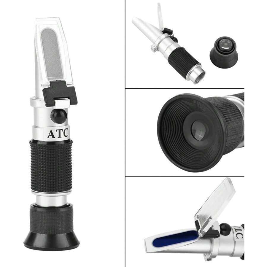 Bee Tools Honey Refractometer 58-90% Sugar Content Beekeeping Portable ...