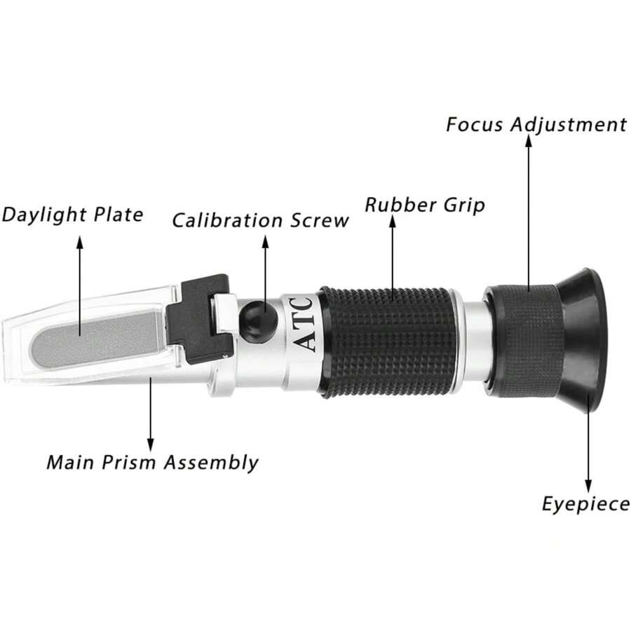 Bee Tools Honey Refractometer 58-90% Sugar Content Beekeeping Portable ...