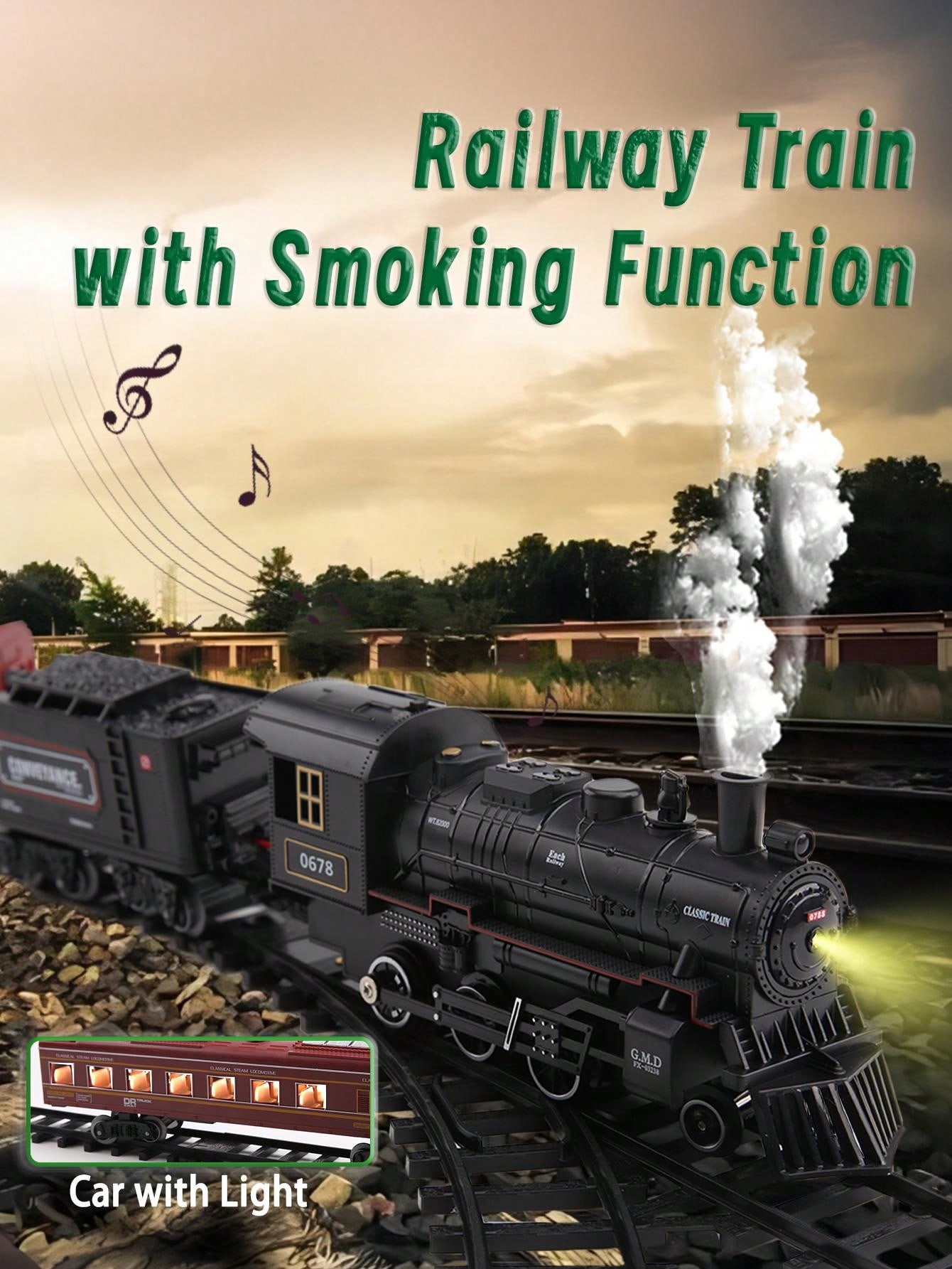 181CM Ultimate-Length Track Figure Eight Railway Train Toys Battery ...