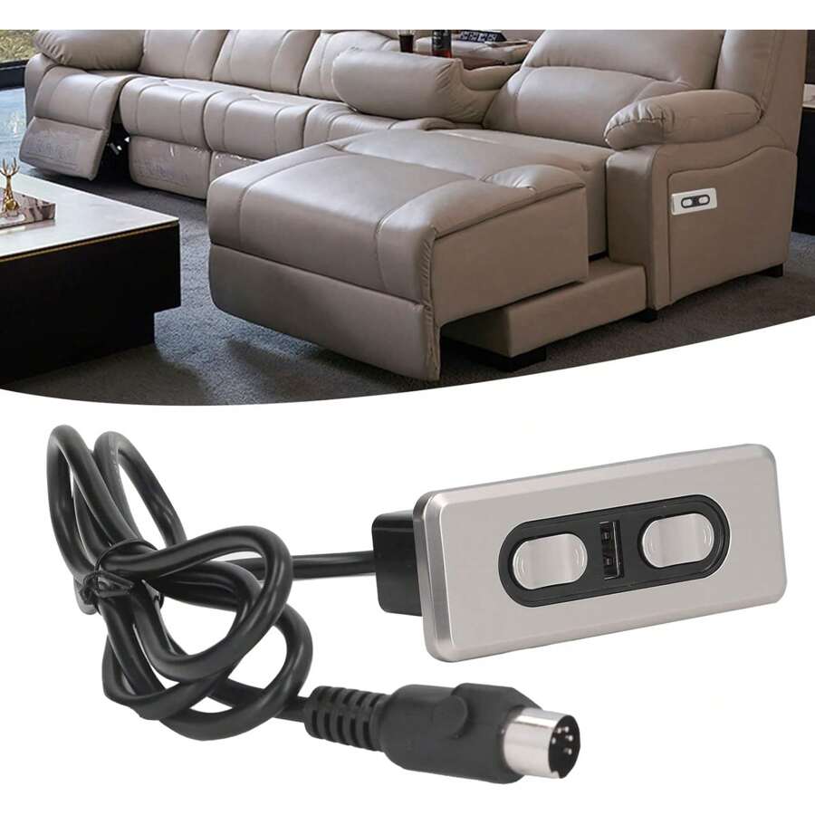 Recliner Hand Controller, Dual Motor 12V/29V Electric Sofa Controller 2 ...