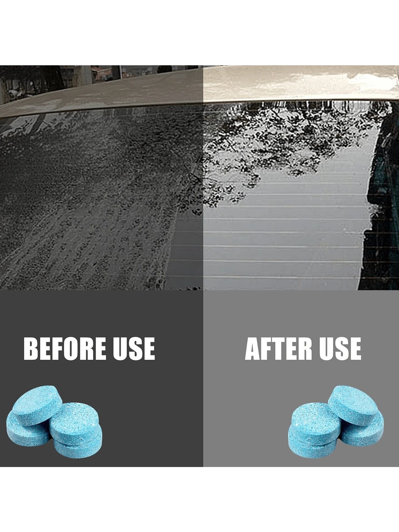 20pcs Car Windshield Washer Tablets Windshield Wiper Fluid ...