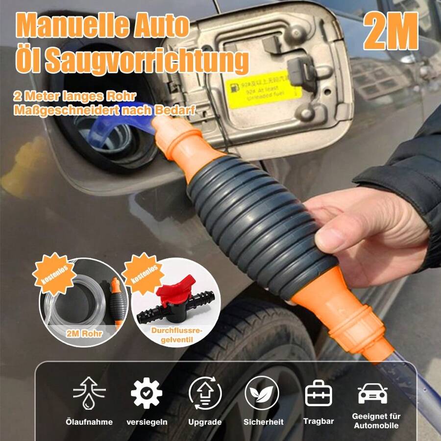 Gasoline Hose Pump, Hand Fuel Transfer Pump, Gas Siphon Pump For Water ...