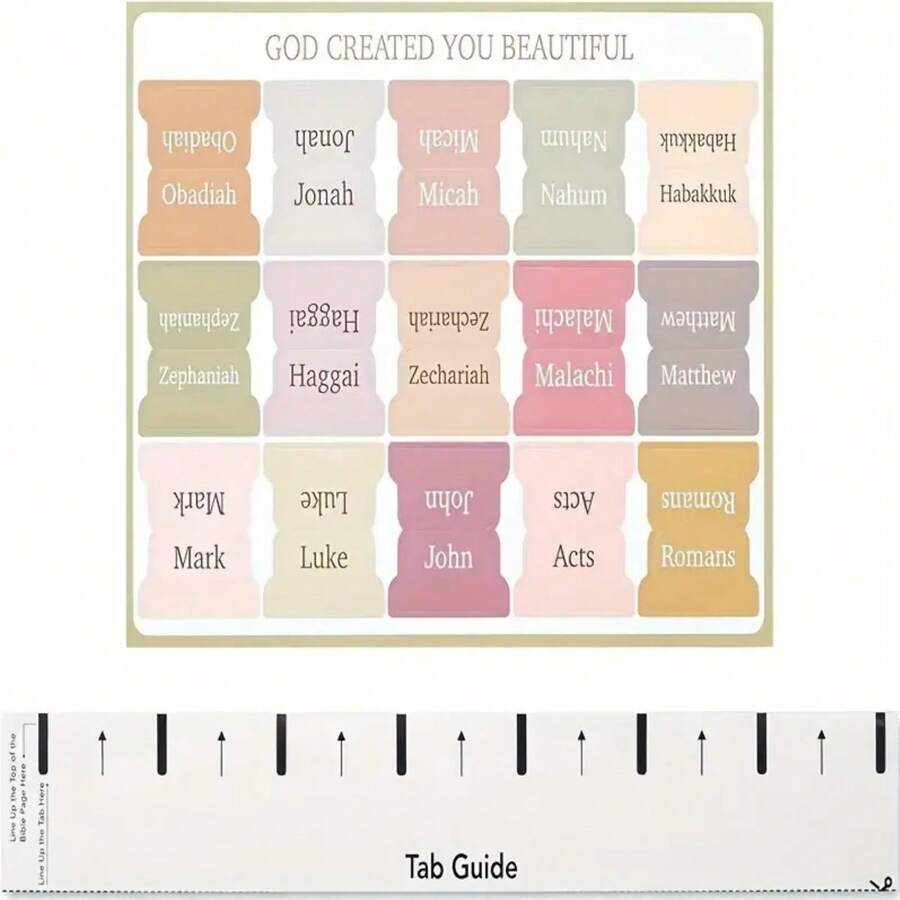 75pcs Bible Index Label Stickers Large Label Cross Design Faith ...