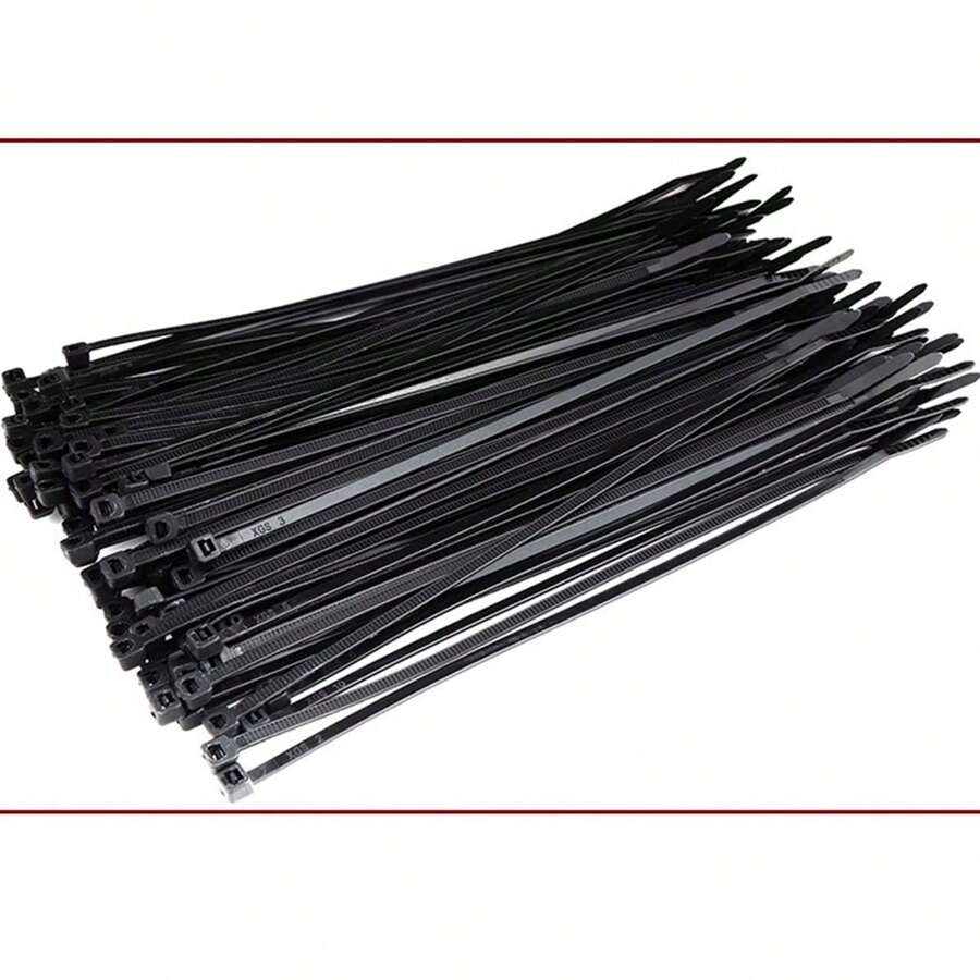1000pcs 100*2.5mm Self-Locking Plastic Nylon Cable Ties Cold-Resistant Wire Ties For Sorting ...
